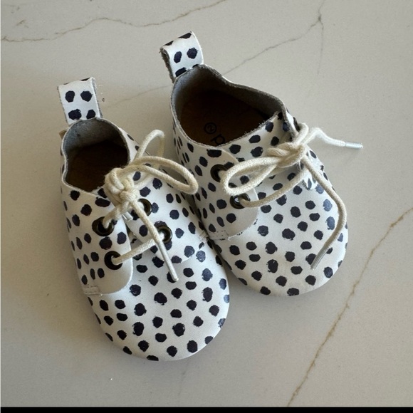 Rylee + Cru | Shoes | Piper Finn White Baby Oxford Dots Size 2c | Poshmark